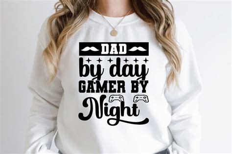 Dad By Day Gamer By Night Svg Graphic By Smart Design · Creative Fabrica