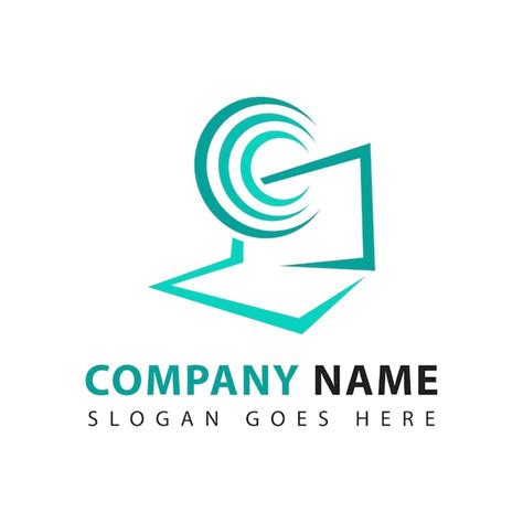 Premium Vector Computer Network Logo Design Template Hardware And Software Icons