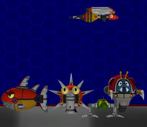 Model Dl Sonic Enemies By Wolfblade111 On Deviantart