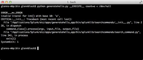 Building Custom Search Commands In Python Part I A Simple Generating
