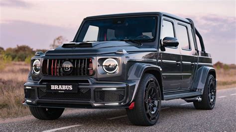 Tuned Brabus Mercedes Amg G63 Pickup Debuts With 900 Hp 45 Liter V8