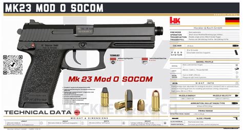 Tactical Weapons — Heckler And Koch Gmbh Mk23 Mod 0 Socom