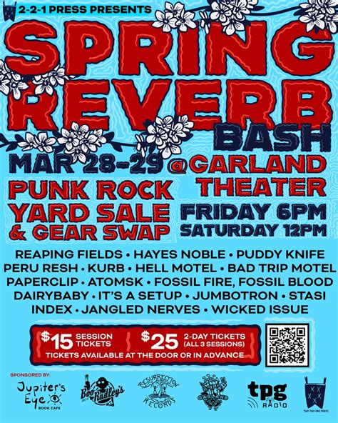 Spring Reverb Live Music Local Bands The Garland Theater