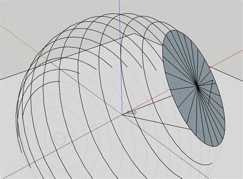 Circular Array Of Points Perpendicular To A 3d Vector Ruby API
