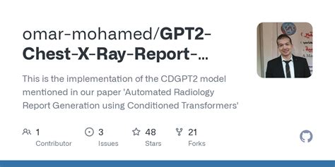 GPT2 Chest X Ray Report Generation Generator Py At Master Omar