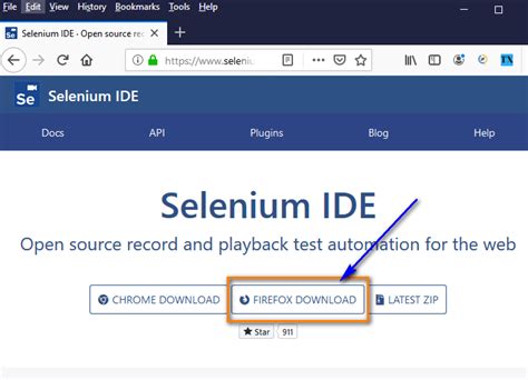 Install Launch Record And Playback Using Selenium Ide In Firefox Browser Qafox