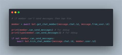 bug member can send messages store none instead true · issue 635 · aiogram aiogram · github