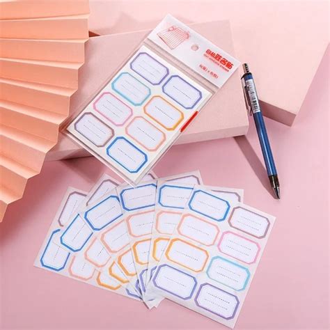 Subject Classification Name Tag Sticker Table Desk Stickers Nameplates