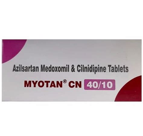 Azilsartan Medoxomil Cilnidipine Tablet 10 Mg At ₹ 130 Stripe In Nagpur