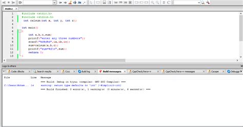 Warning Return Type Defaults To Int A Platform For Wireless