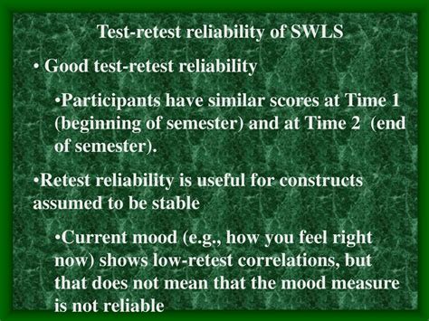 Ppt Definitions Correlation Reliability Validity Measurement Error Theories Of Reliability