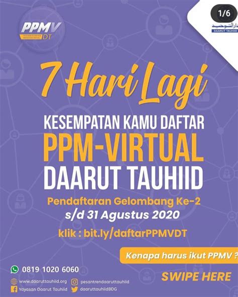 Dibuka Pendaftaran Pesantren Mahasiswa Virtual Pondok Pesantren Daarut Tauhiid