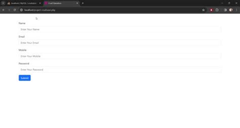 Abhishek Patel On Linkedin Crud Opration Project Using Php And Mysql