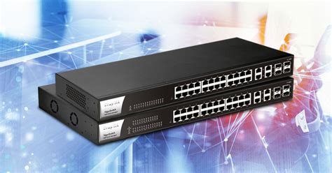 Vigorswitch G1282 And P1282 νέα 28 θυρα Layer 2 Web Smart Switch από τη Draytek Biztech