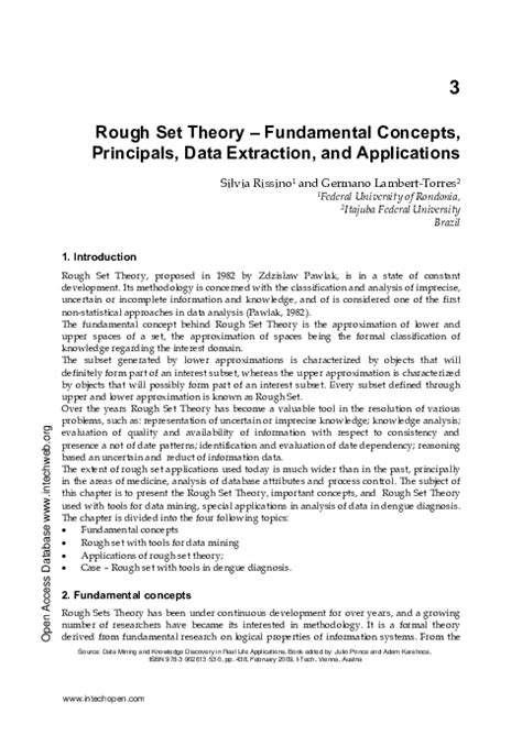 pdf rough set theory fundamental concepts principals data