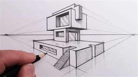 How To Draw In Two Point Perspective Rowwhole3