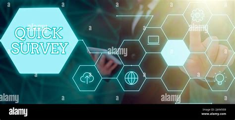 Text Caption Presenting Quick Survey Business Showcase Conduct Fast Check On Condition Value