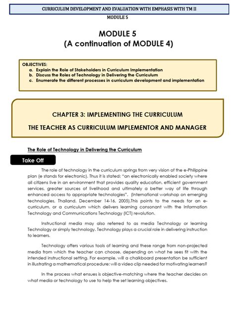 Module 5 Curriculum Download Free Pdf Curriculum Teachers