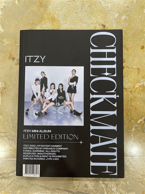 ITZY CHECKMATE MINI ALBUM LIMITED EDITION ALBUM AND COVER ONLY On Carousell