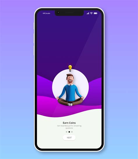Adobe Ui Game Intro Info Page On Behance