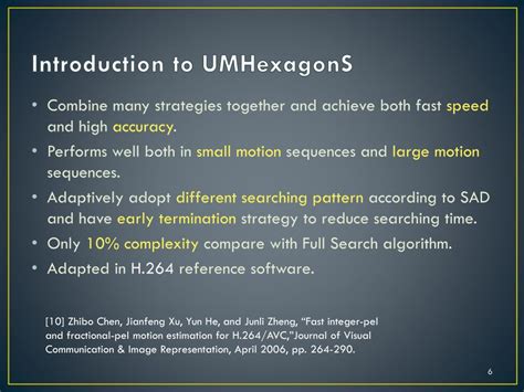 Ppt A New Fast Motion Estimation Algorithm Based On H264 Powerpoint