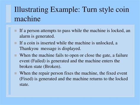 Ppt Software Design Refinement Using Design Patterns Part Ii The Fsm And The Statechart