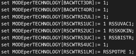 Technologytostorage And Technologyfromstorage Mode Of Operation Not