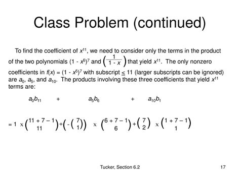 ppt section 6 2 calculating coefficients of generating functions