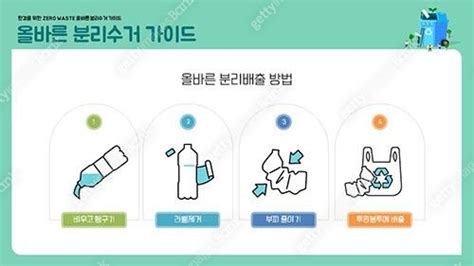 파워포인트 서브페이지 다이어그램 비즈니스 재활용 쓰레기 자원 순환 플라스틱 분리수거 올바른 분리배출 방법 이미지 Ppt320634 게티이미지뱅크
