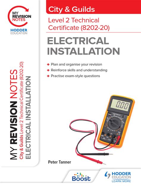 My Revision Notes City Guilds Level 2 Technical Certificate In Electrical Installation Sample