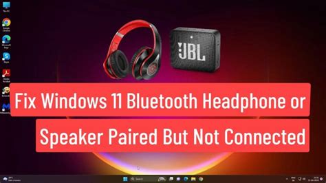 Fix Bluetooth Speakerheadset Paired But Not Connected Issue In Windows 11 Tutorial Mundowin