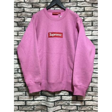37％割引ブラック系m【アウトレット送料無料】 Supreme 15aw クルーネック ボックスロゴ スウェット トップスブラック系m