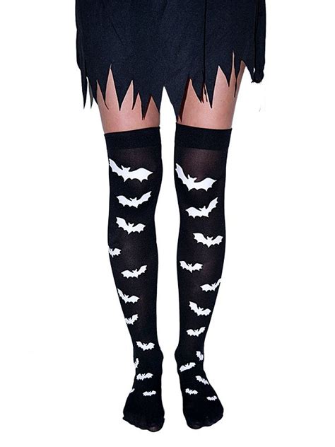Панчохи кажан чорно білі купити Аксесуари до костюмів на Хелловін в Києві й Україні Панчохи
