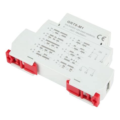 Multifunctional Timer Ac Dc Contactor Relay Din Rail Mount Ac Dc 12v 240v Relay Grt8 M1 With 10