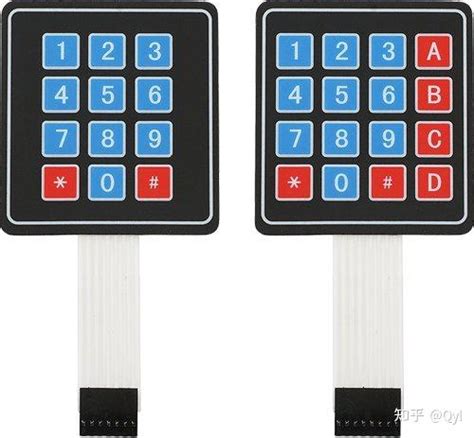 带arduino的接口4×3和4×4薄膜键盘 知乎 带arduino的接口4×3和4×4薄膜键盘 知乎