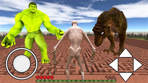 Never Go To Maze With Scp 096 Vs Hulk And T Rex In Garrys Mod Youtube