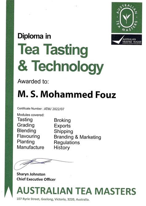 Mohammed Fouz On Linkedin Learning The Art Of Tea Tasting And Technology