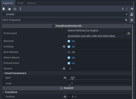 Playing Events Godot Fmod Gdextension
