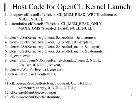Ppt Programming Massively Parallel Processors Lecture Slides For Chapter 11 Opencl For Cuda
