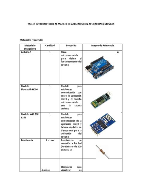 Guia De Ejemplos Taller Arduino Y Apps Moviles Pdf Aplicación