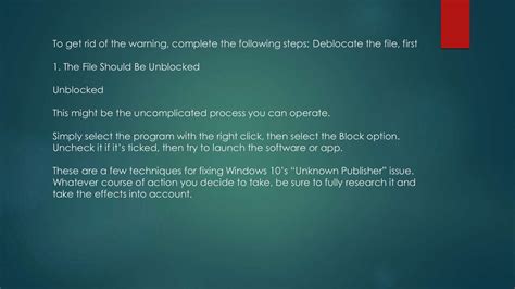 Windows Defender Security Warning Explained With Solution Speaker Deck