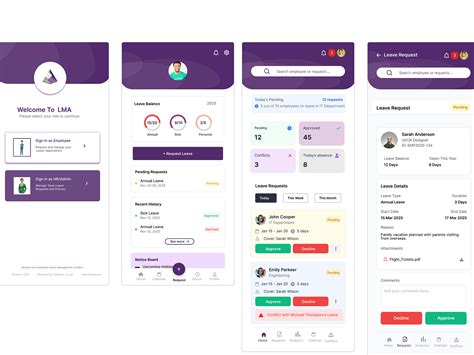 Leave Management App By Abyy Designs On Dribbble