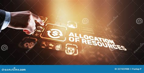 Allocation Of Resources Marketing Planning Strategy Concept Business Technology Royalty Free