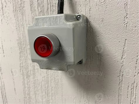 Big Red Button Round Shape Close Up 15469642 Stock Photo At Vecteezy