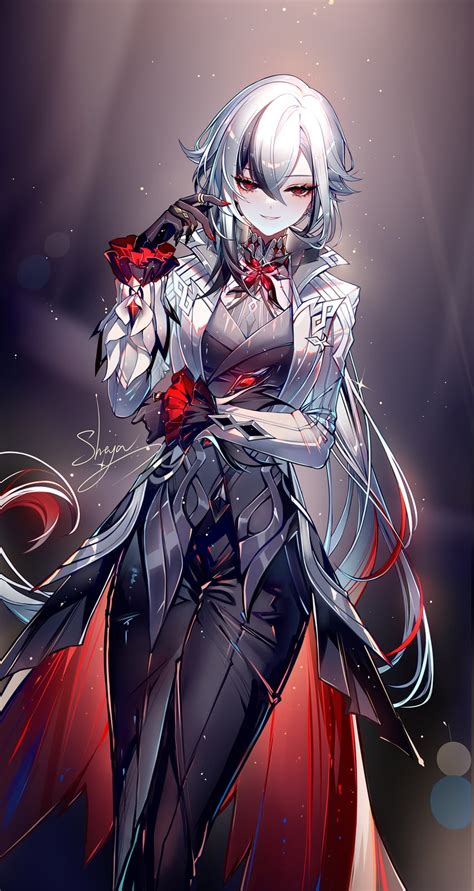 Arlecchino Genshin Impact Drawn By Sheya Danbooru