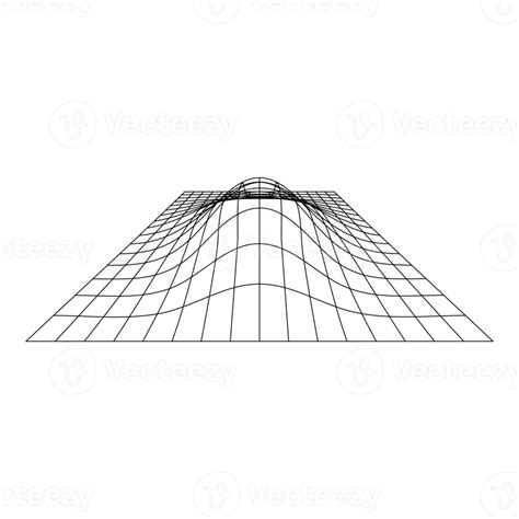 Abstract Wireframe Mesh PNG