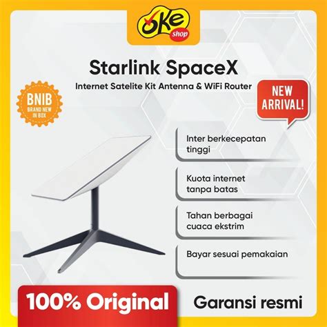 Jual Starlink Standard Internet Kit Satellite Antena And Wifi Router Kit Jual Starlink Standard Internet Kit Satellite Antena And Wifi Router Kit