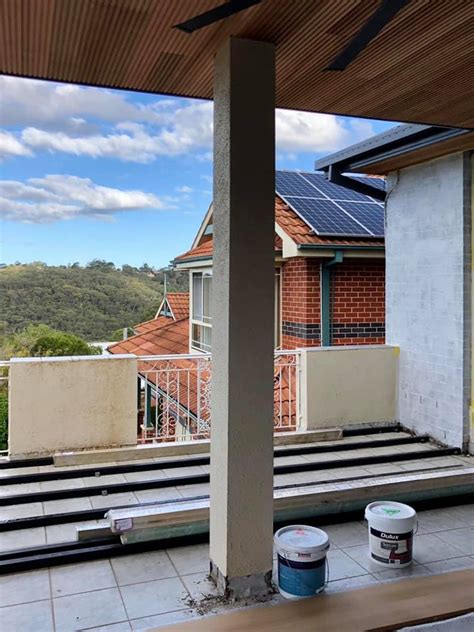 Glazing Guys Timber Cladding Installed Around Columns