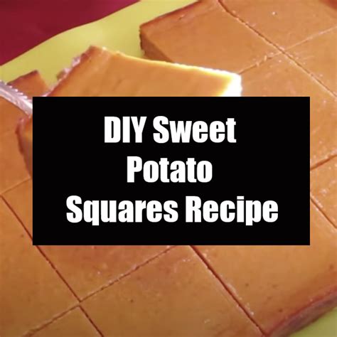 Diy Sweet Potato Squares Recipe