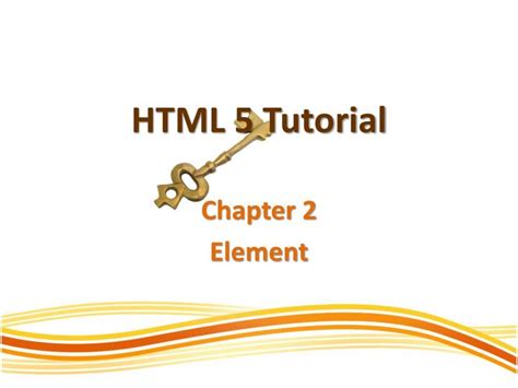 ppt html 5 tutorial powerpoint presentation free download id 3394834